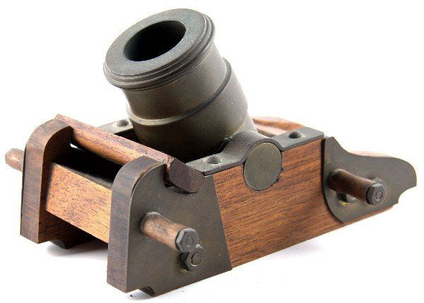3 INCH MORTAR CANNON MODEL WITH CARRIAGE