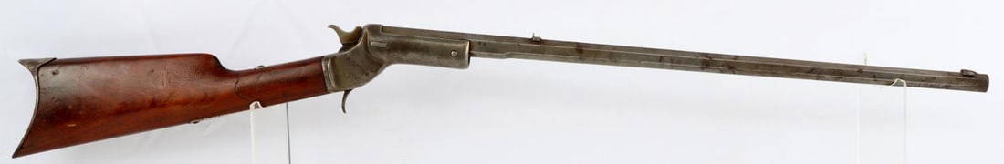 1864 J. Stevens Arms Tip Up .22 Cal Octagon Rifle