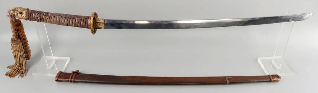 Post-wwii Japanese Shin Gunto Katana Sword Auction