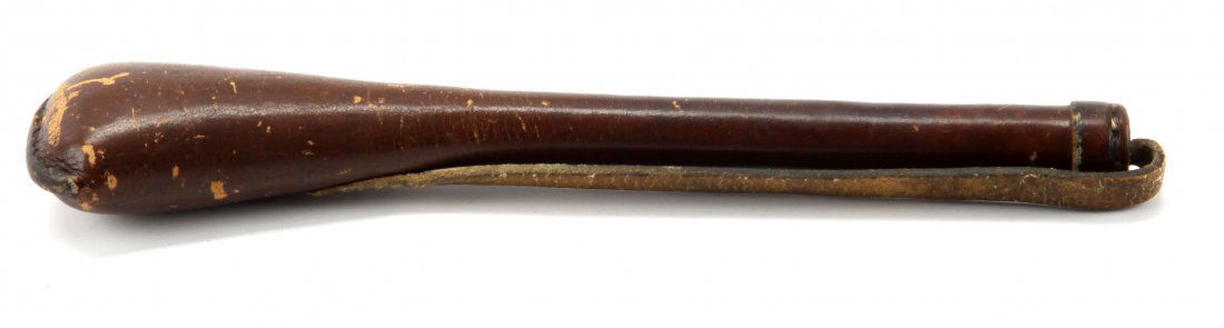 ANTIQUE BROWN LEATHER BILLY CLUB