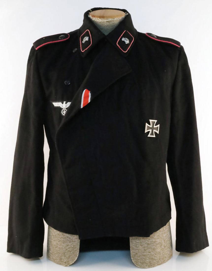Wwii German Reich Waffen Ss Panzer Em Tunic Auction