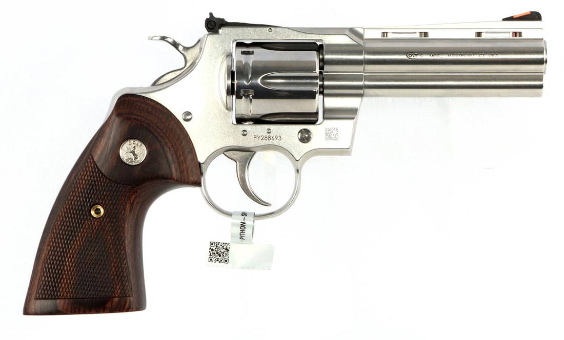 Colt Python 4.5 Inch Barrel 357 Mag Revolver Auction