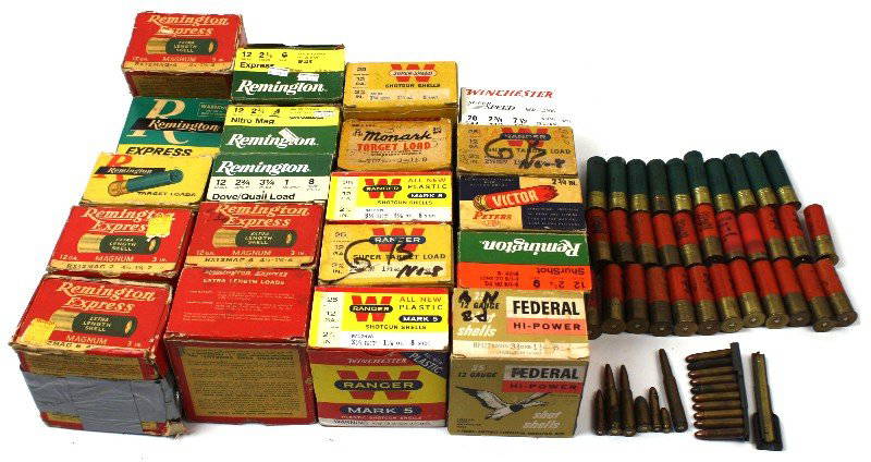 20 Boxes Vintage Plastic & Paper Shotgun Shells