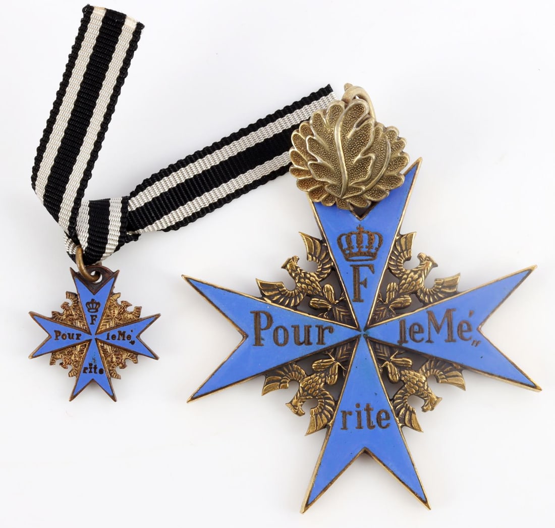 Wwi Imperial German Pour Le Merit Medal Auction