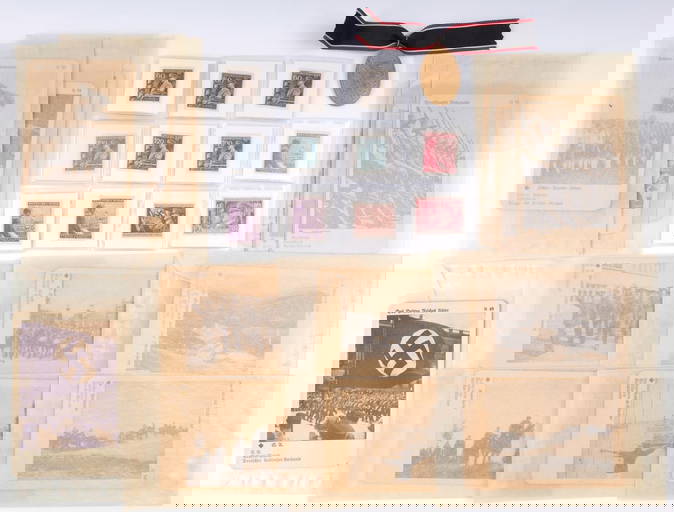 Wwi German Medal Wwii Stamps Hitler & Nazi Cards