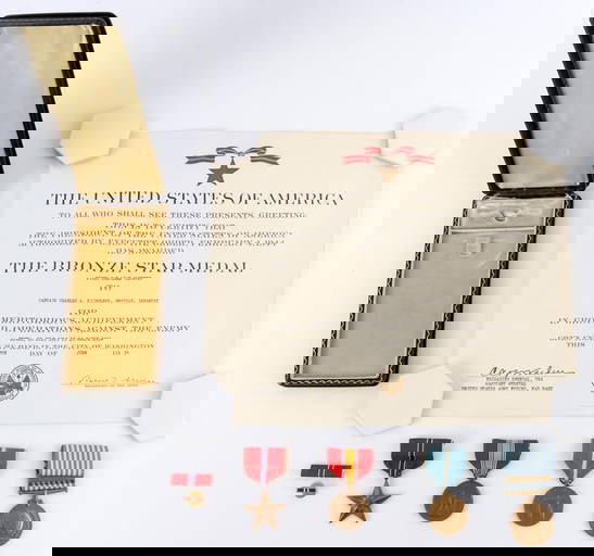 Korean War Bronze Star & Korean Service Medal