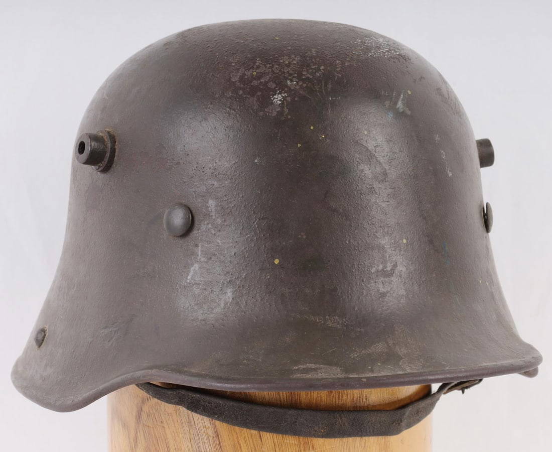 Wwii German Austrian M17 Transitional Heer Helmet Auction