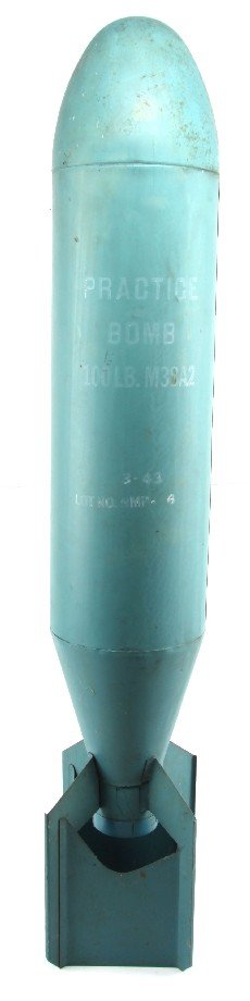Wwii Era M38a2 100 Pound Practice Bomb Dated 3 43
