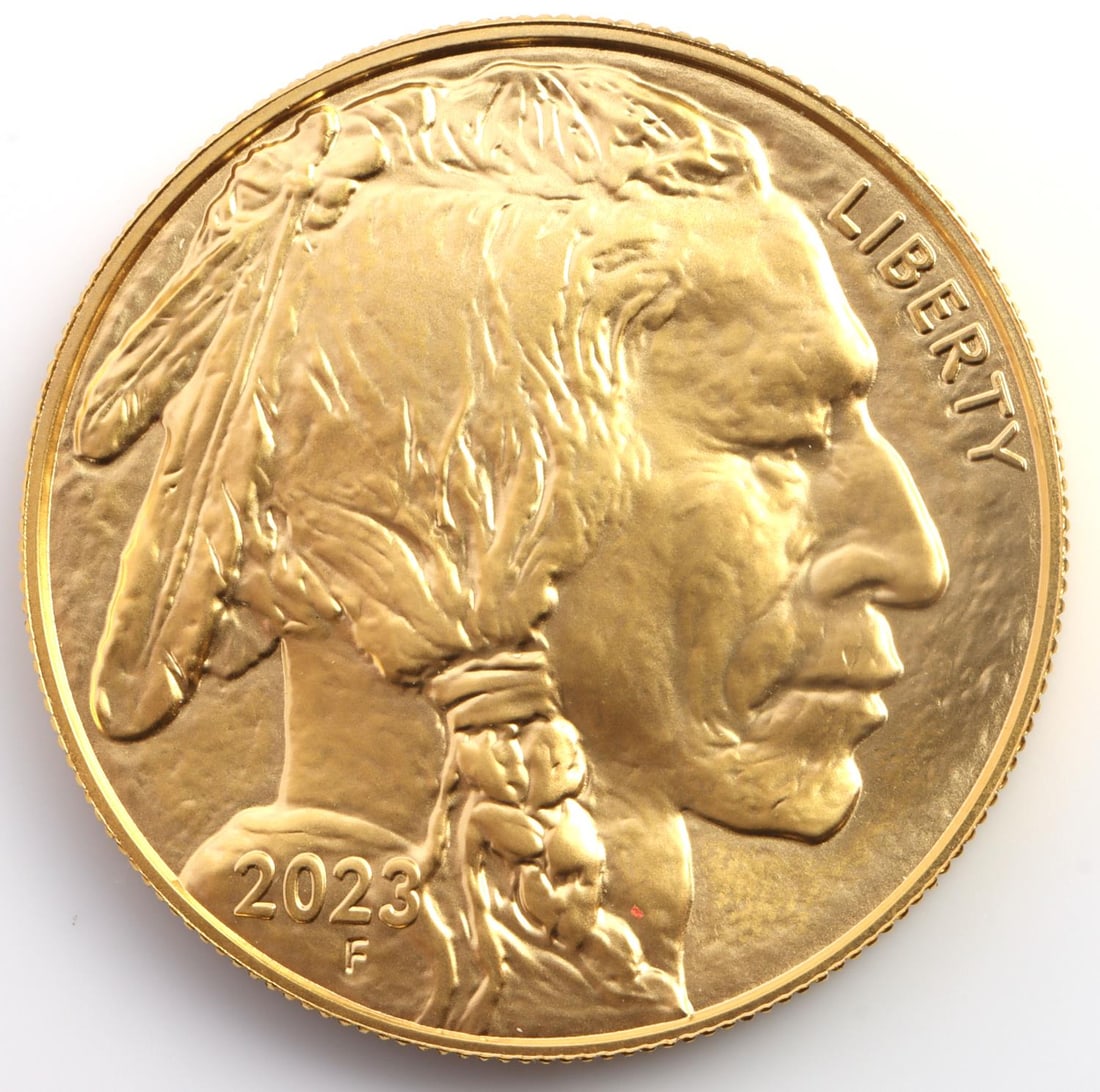 1 Oz American Gold Buffalo Bullion $50 Coin Auction