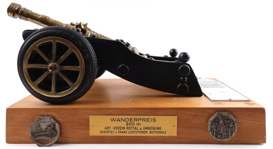 1970's German Meisterschutzen Cannon Trophy