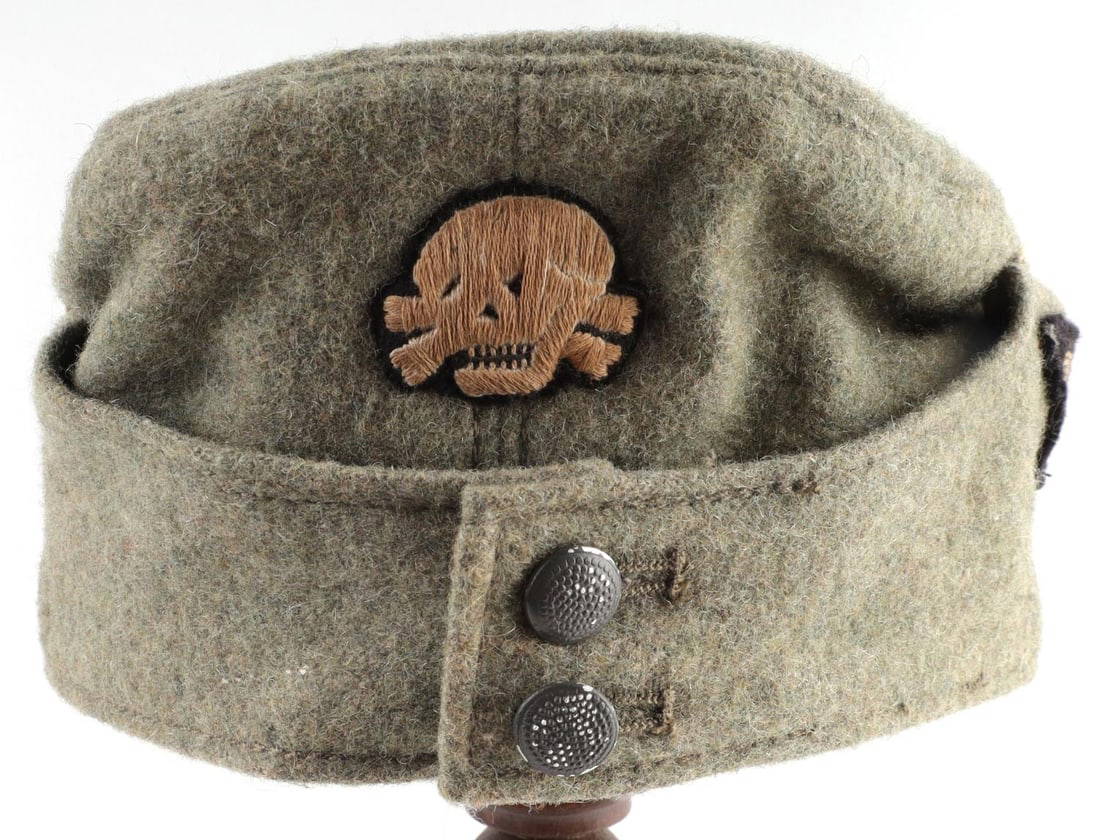 Wwii German M34 Ss 42 Dated Side Cap Auction