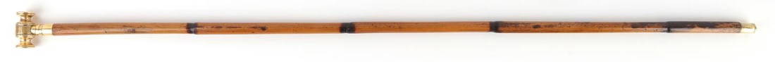 Antique Judge Auctioneer Gavel Cane Walking Stick Auction