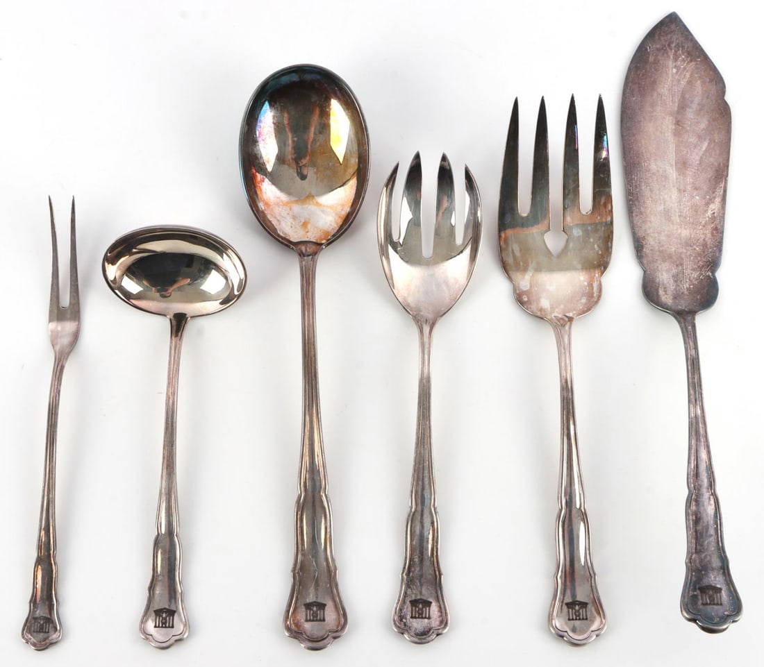 6 Wwii German Reich Chancellery Silverware Lot Auction