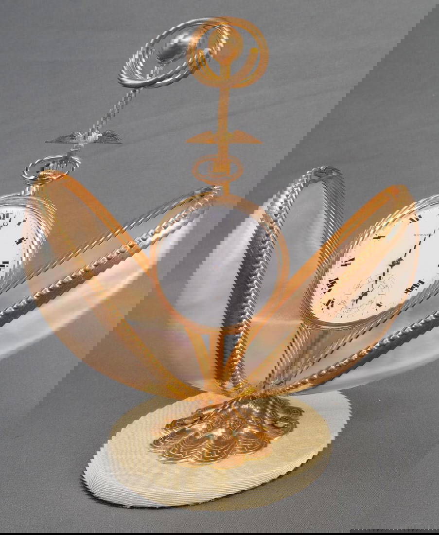 Shell Pocket Watch Holder W Howard Pocket Watch Auction