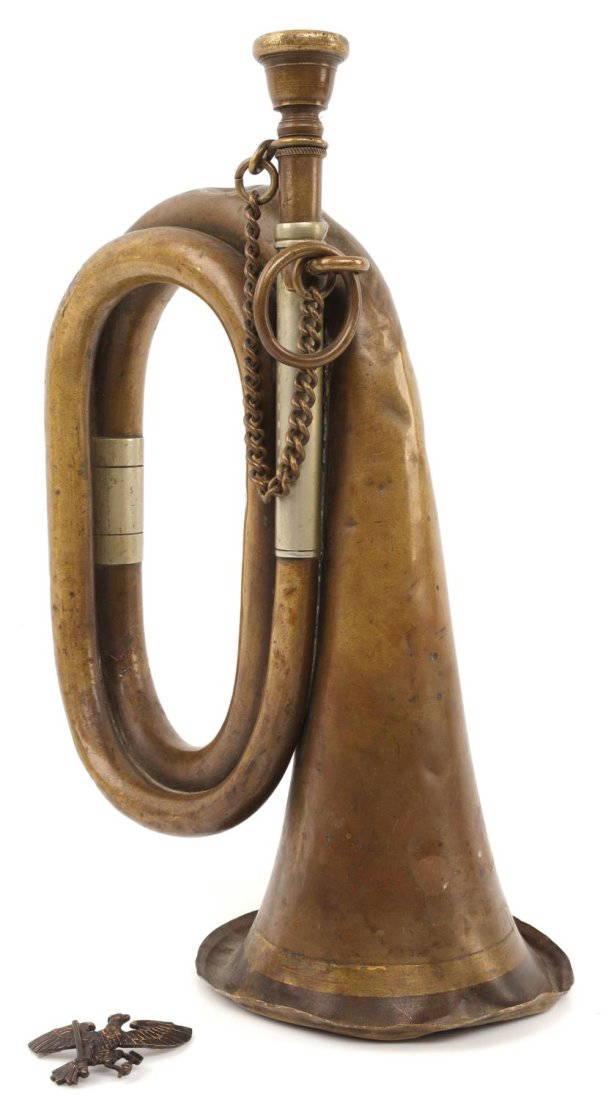 Wwii German Third Reich Hitler Youth Bugle Auction