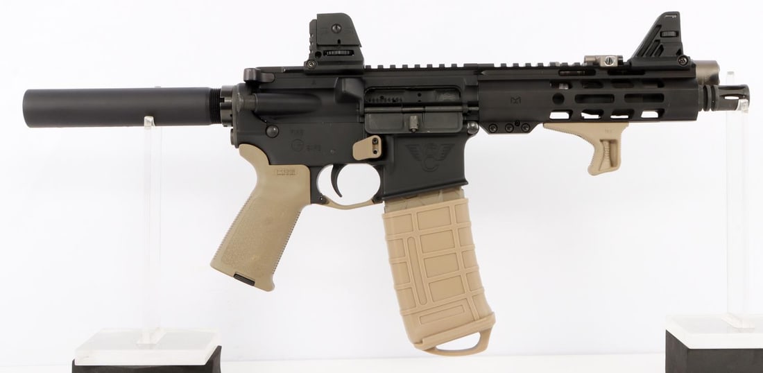 Custom Wilson Combat Wc-15f 556 Ar Pistol Platform Auction