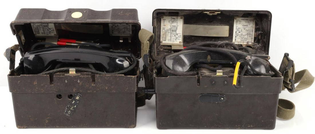 1962 & 1963 Cold War German Field Telephone Auction