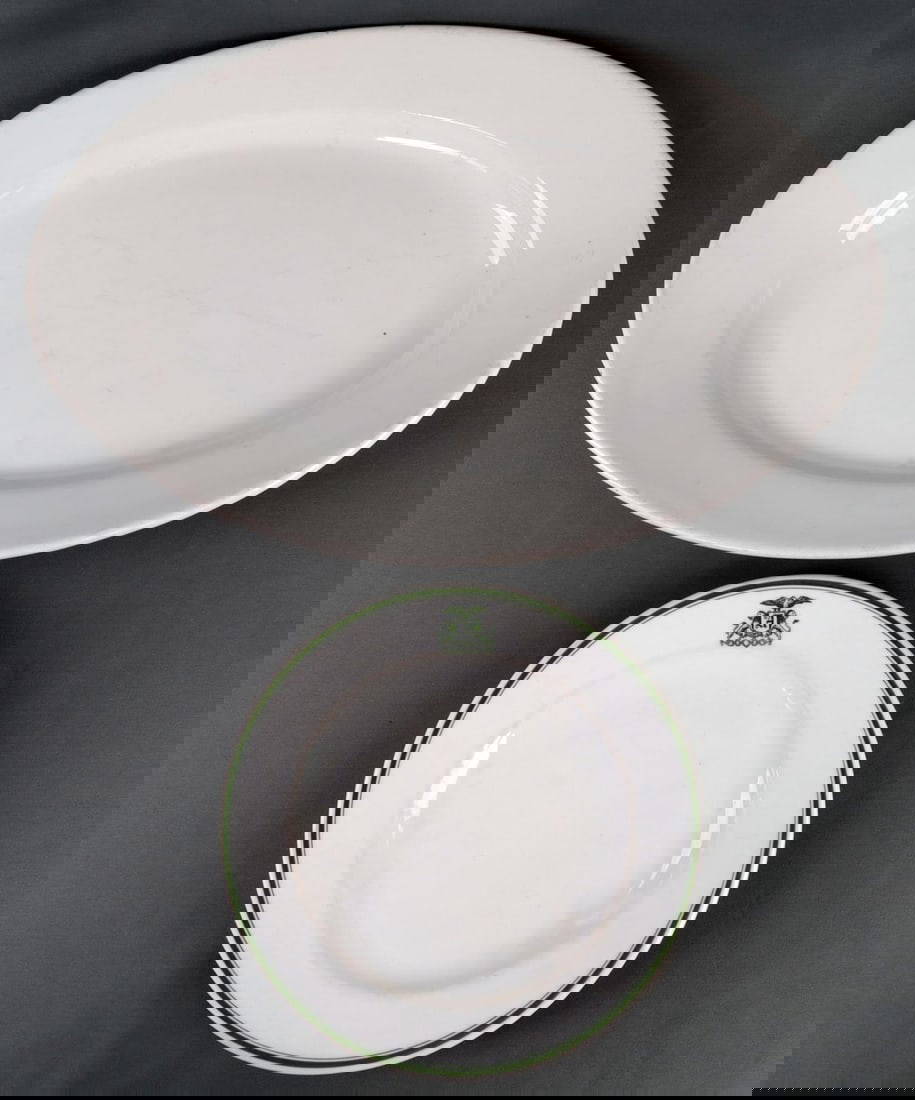 Wwii German Reich Luftwaffe Large Porcelain Plates Auction