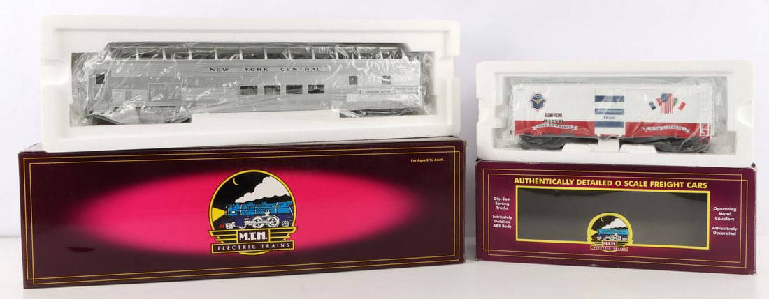 Lot Of 2 Boxed Mth O-scale Electric Trains Nib Auction