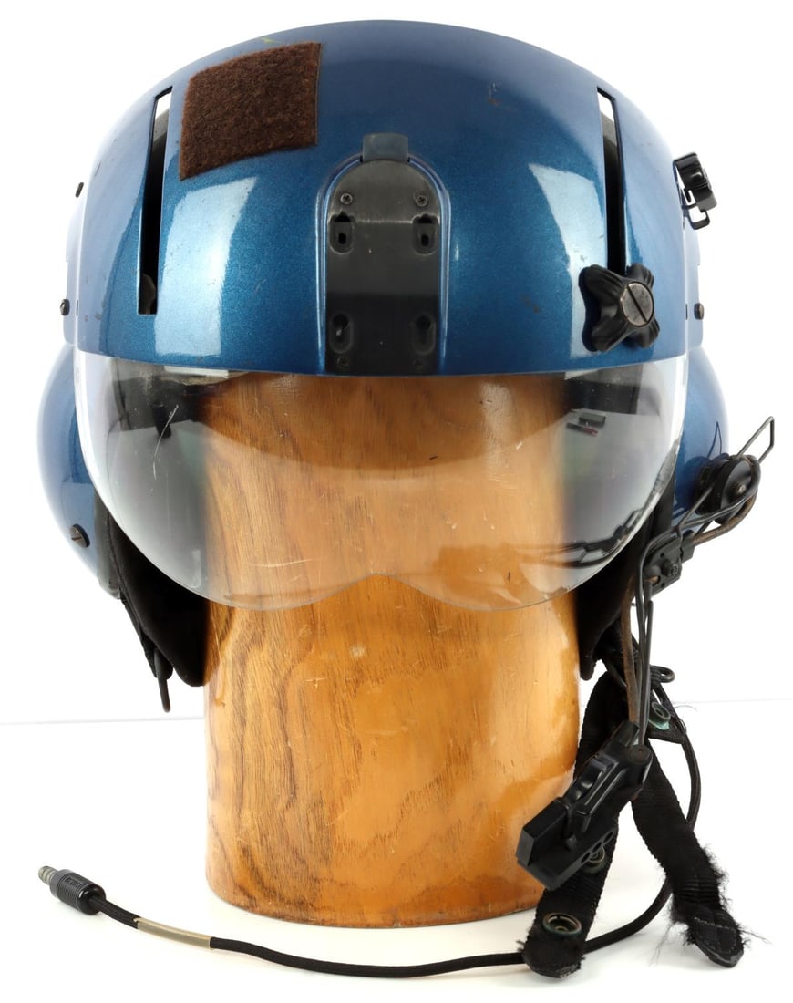 Gulf War Era Coast Guard Captain Helicopter Helmet Auction