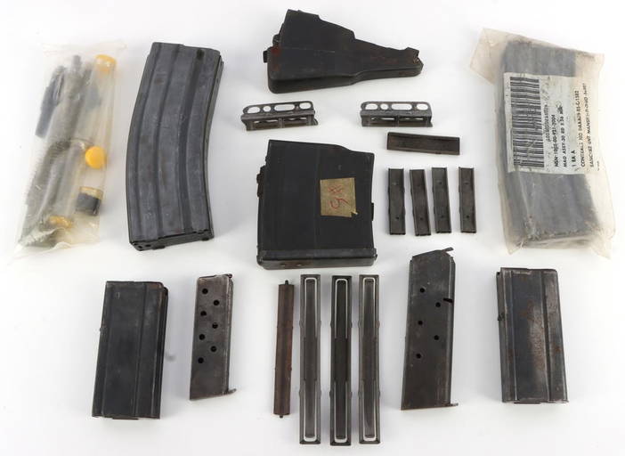 20 Vintage Rifle & Pistol Magazine & Stripper Clip