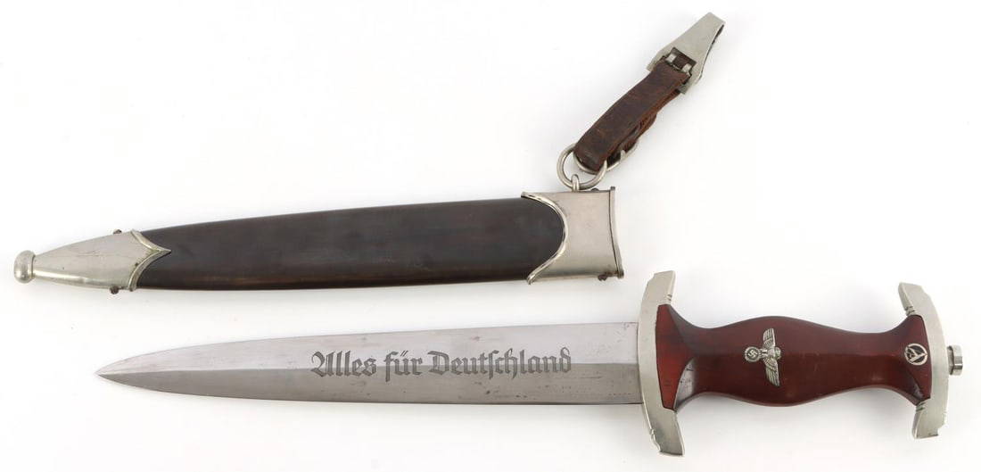 Wwii German Third Reich Sa Honor Dagger By Gebr Auction