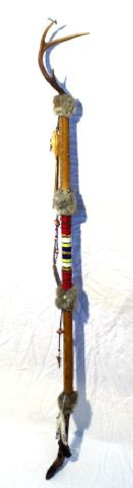 NATIVE AMERICAN BEADED DEER DANCE STAFF - Nov 04, 2012 | Affiliated ...
