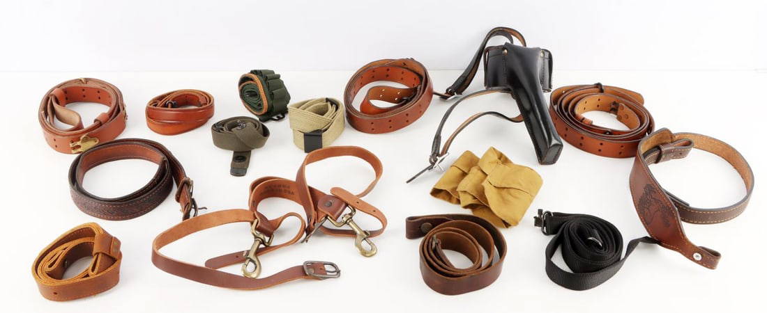 Luger Snail Drum Magazine Holster Rifle Sling Lot Auction