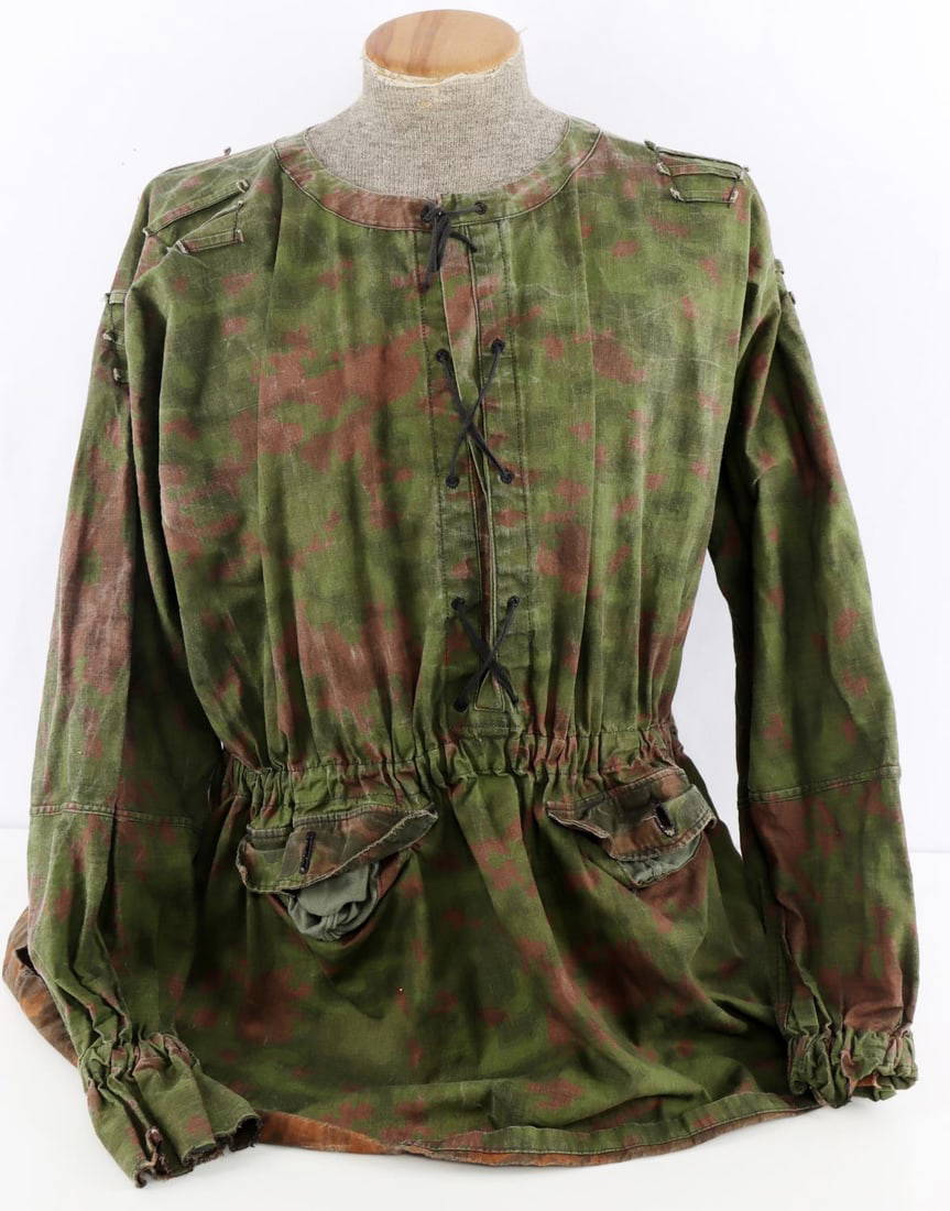 Wwii German Blurred Edge Reversible Smock Auction
