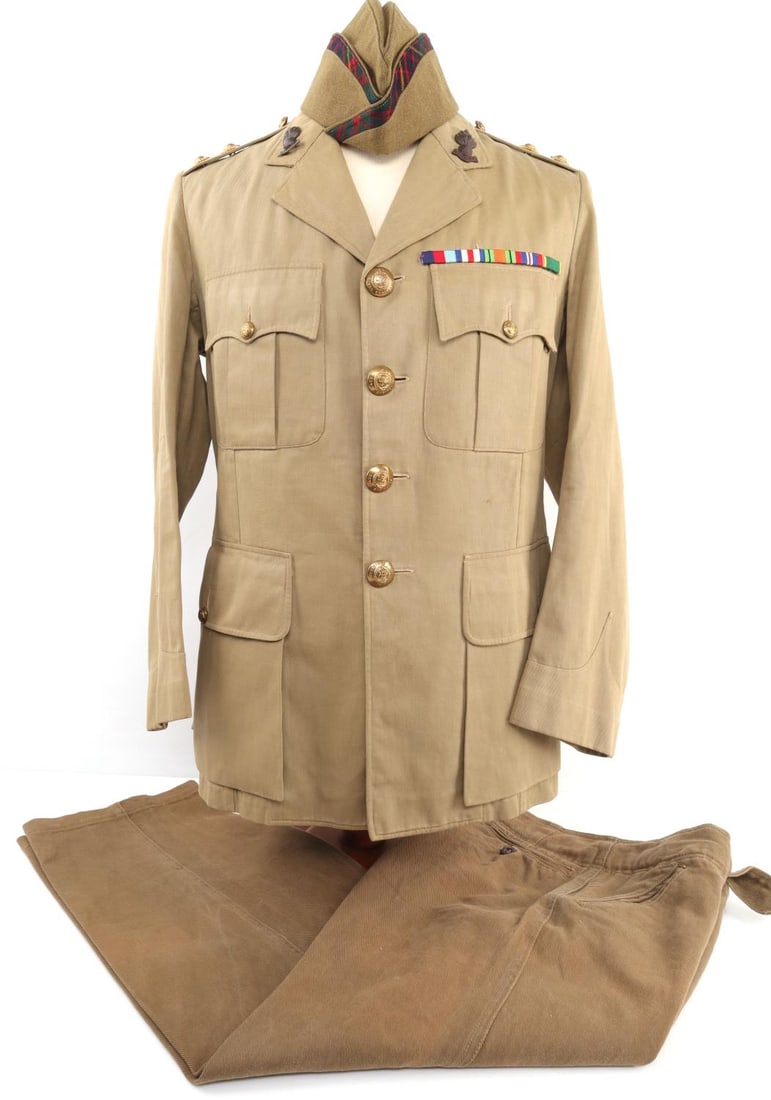 Wwii British Army Royal Engineers Uniform & Hat