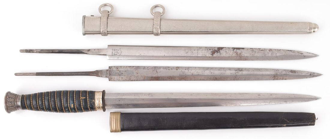 Lot Of Assorted Wwii German Dagger Parts Auction