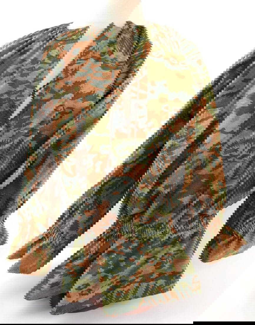 Wwii German Third Reich Army Reversible Smock Auction