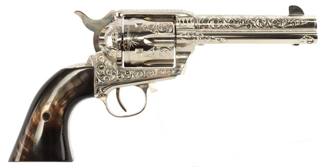 Usfa Single Action .44 Special Engraved Revolver Auction