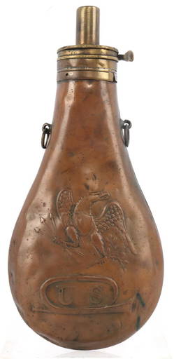 1832 Dated U.s. R. Dingee Powder Flask