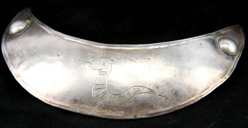 NATIVE AMERICAN TRADE SILVER GORGET MYTHICAL BEAST - Nov 17, 2012 ...