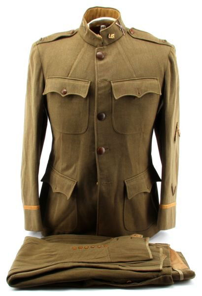 US WWI ARMY OFFICERS UNIFORM 1ST LT.