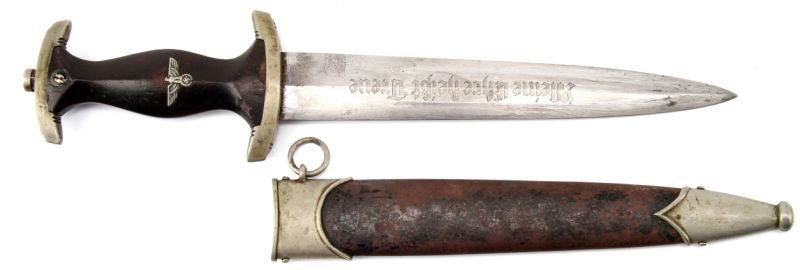 WWII GERMAN SS DRESS DAGGER BY BOKER
