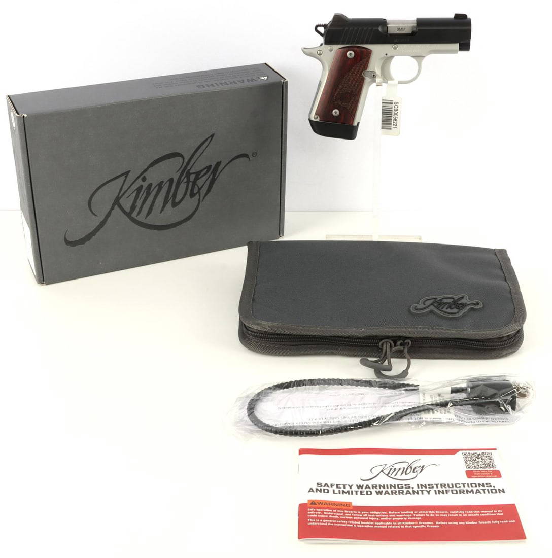 Kimber Micro 9 Semi Auto 9mm Pistol Nib Auction