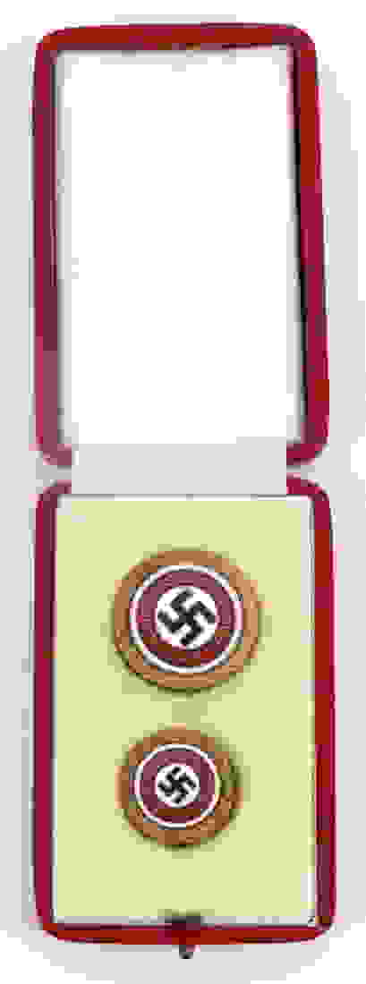 Wwii German Reich Nsdap Gold Party Badge Set Auction