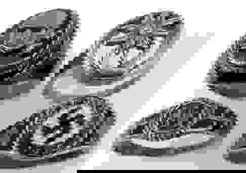 Lot Of 4 Wwii German Third Reich Silver Rings Auction