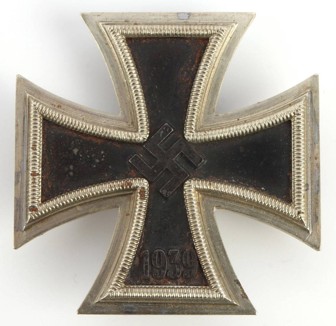 Wwii German Iron Cross 1st First Class 3 Piece Auction