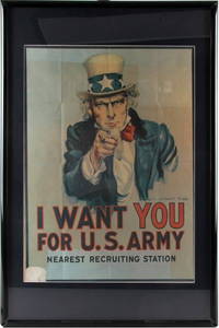 AUTHENTIC WWI UNCLE SAM ARMY RECRUITING POSTER - Feb 02, 2013 ...