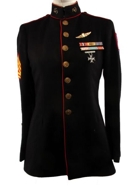 WWII USMC DRESS BLUES 1ST PARAMARINES TUNIC