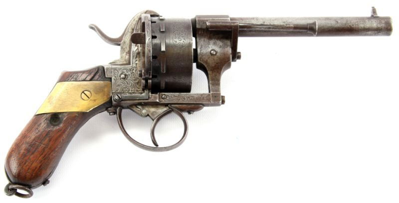 ANTIQUE J CHAINEUX 12 SHOT PIN FIRE REVOLVER - Feb 16, 2013 ...