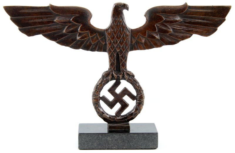 WWII GERMAN NSDAP PARTY BRONZE DESK EAGLE - Feb 16, 2013 | Affiliated Auctions in FL