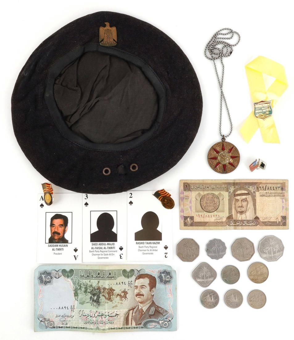 Lot Of 21 Us Gwot Iraq War Vet Bringback Mementos Auction