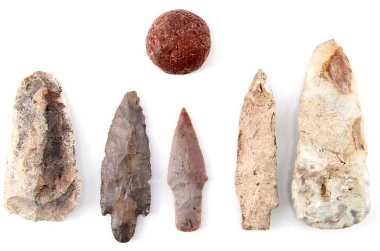 Ohio Adena Arrowhead & Additional Artifacts