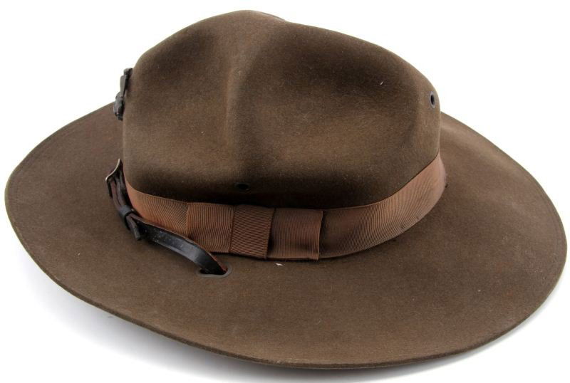 USMC DI SMOKEY BEAR HAT LARGE CUBA MARINE EGA