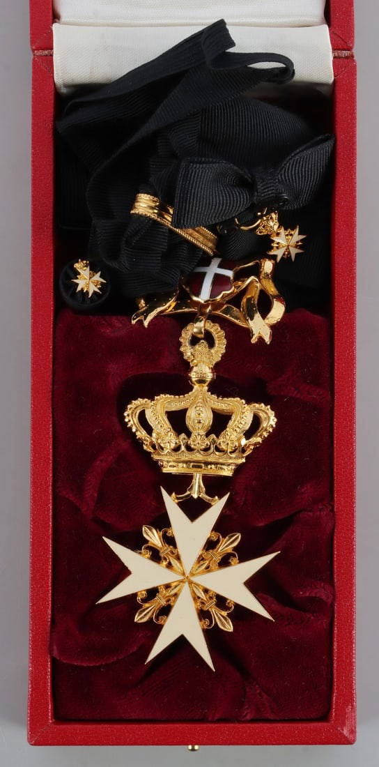 Order Of Malta Knight Of Honor And Devotion Medal Auction