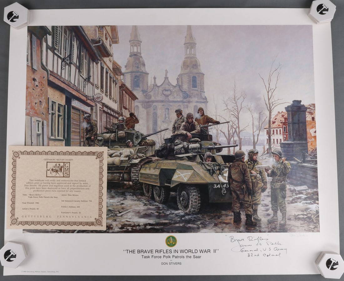 James Polk Signed Don Stivers Art Print - Jun 25, 2025 | Affiliated ...